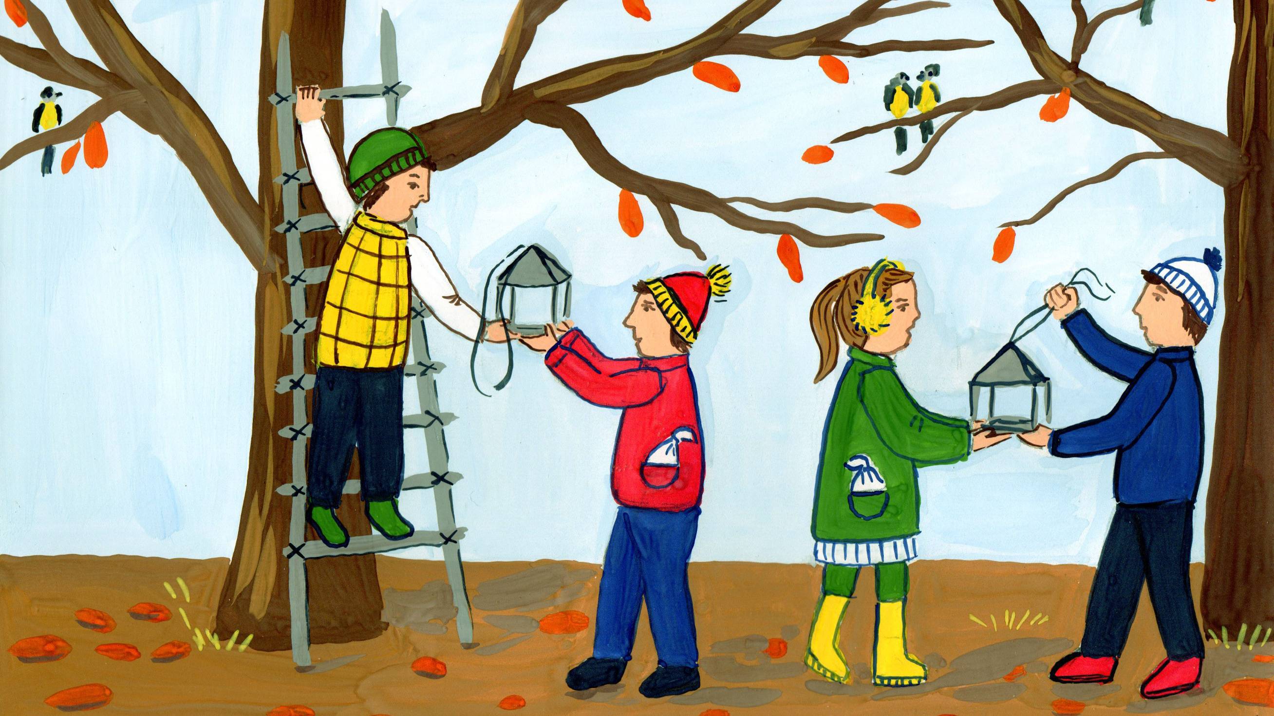 Тематическая картина. ИЗО. Уроки рисования.