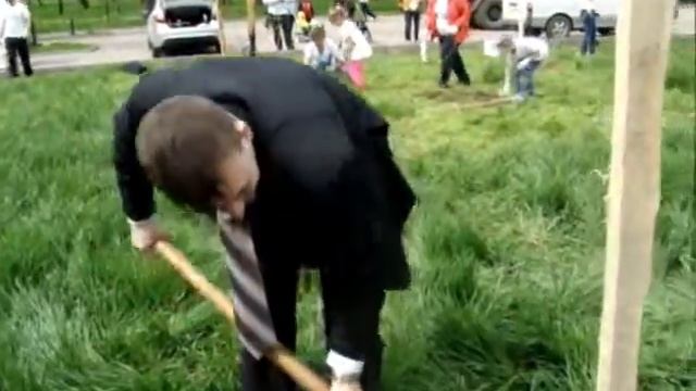 Свадебная прогулка Олега и Татьяны Корнелюк
