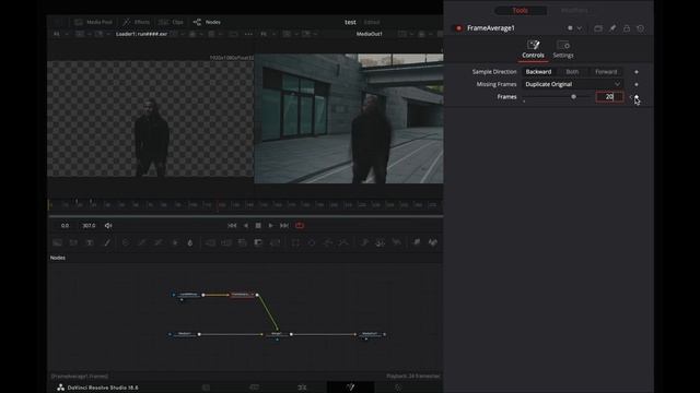Эффект создания супер скорости во FUSION | Davinci Resolve