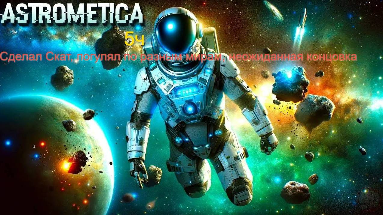 Astrometica 5ч. Сделал Скат, погулял по мирам, неожиданная концовка
