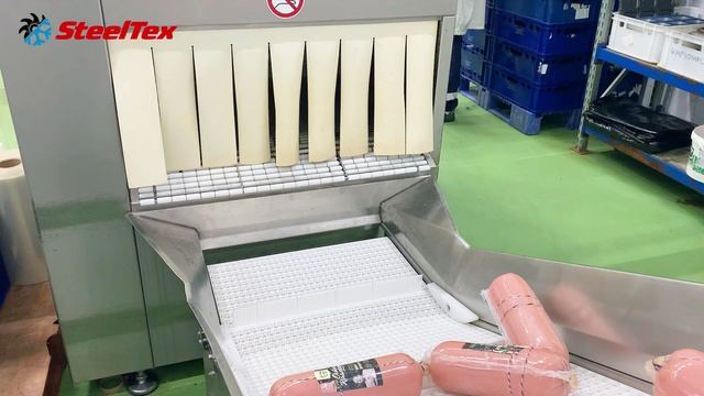 Линия перемещения упаковки от термотанка