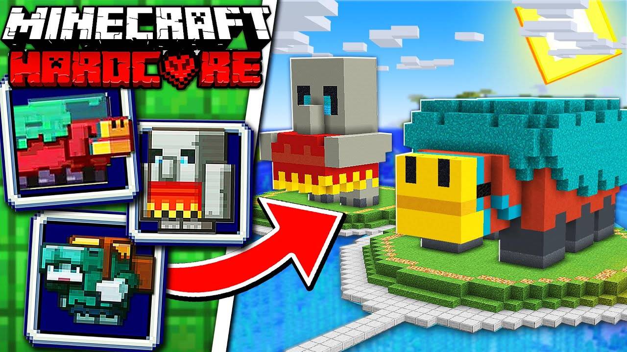 Я Построил НОВЫХ МОБОВ из 1.20 за 100 Дней в Майнкрафт Хардкор!