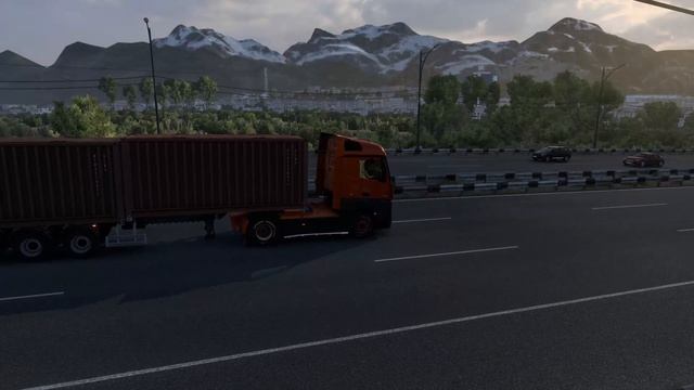 Euro Truck Simulator 2 ... Мандарин-Benz по дорогам Азии ... # 3