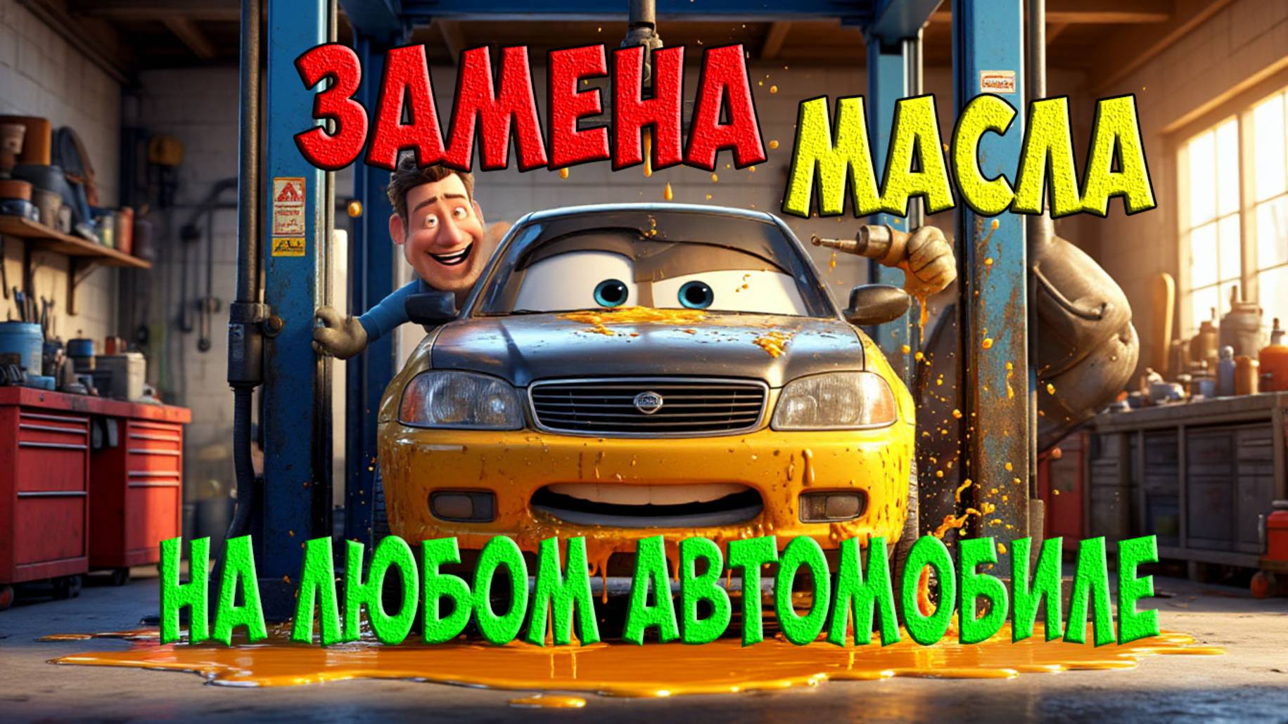 Как поменять масло в двигателе своими руками