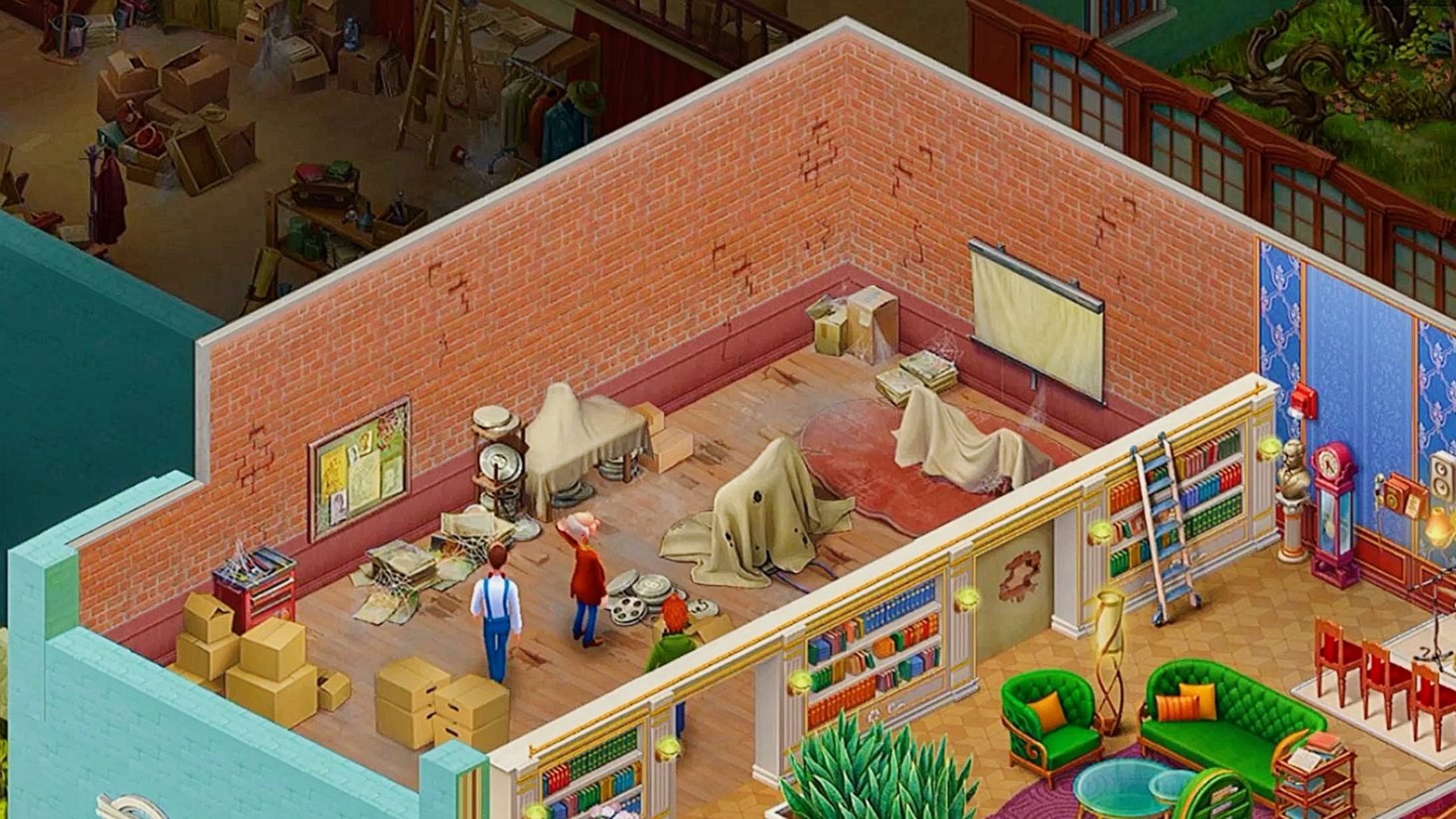 HomeScapes - Прохождение игры (Открыл новую комнату)