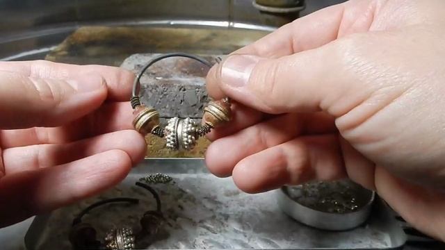 Реконструкция височных колец. мог. Сайгатинский 3, п. 31. Сваткова НГ