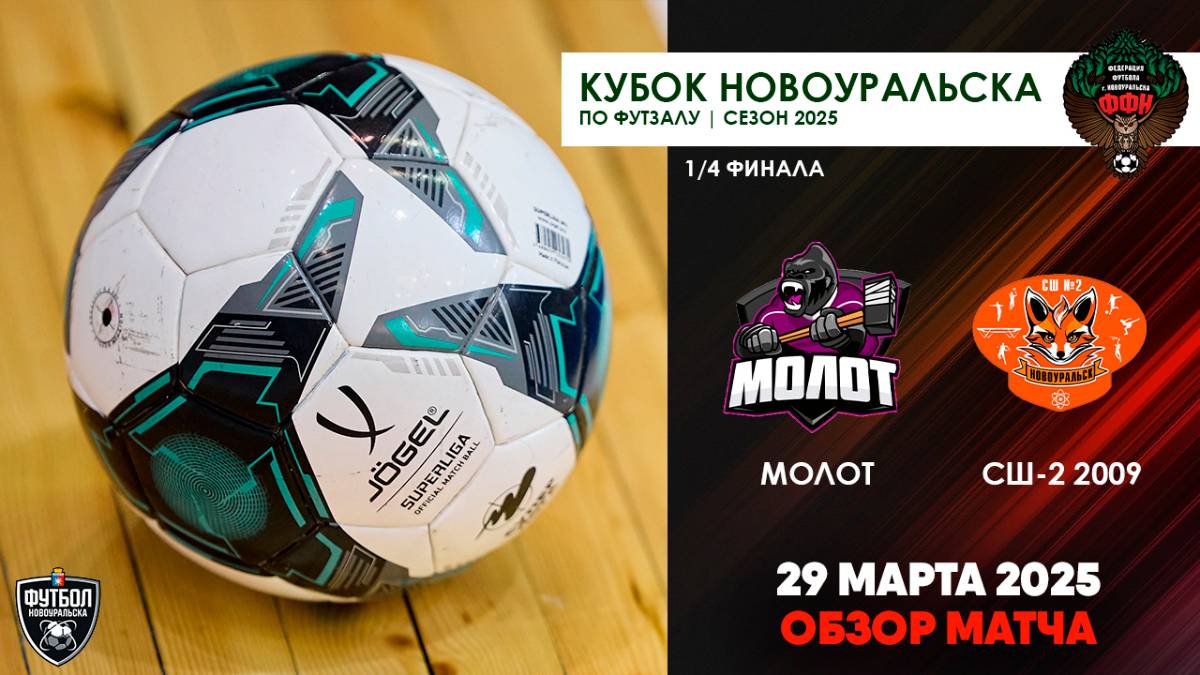 29.03.2025 | МОЛОТ - СШ-2 2009 (ОБЗОР МАТЧА)