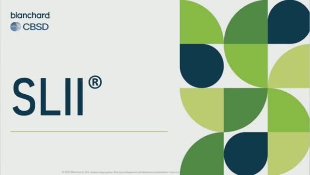 CBSD. Юлия Яковлева представляет фрагмент тренинга SLII. Ситуационный подход в руководстве