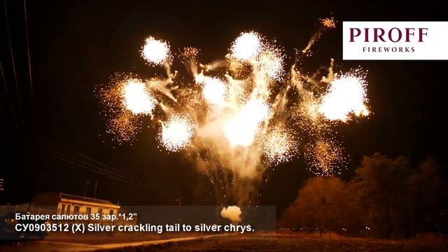 Silver crackling tail to silver chrys. 1,2"х 35з