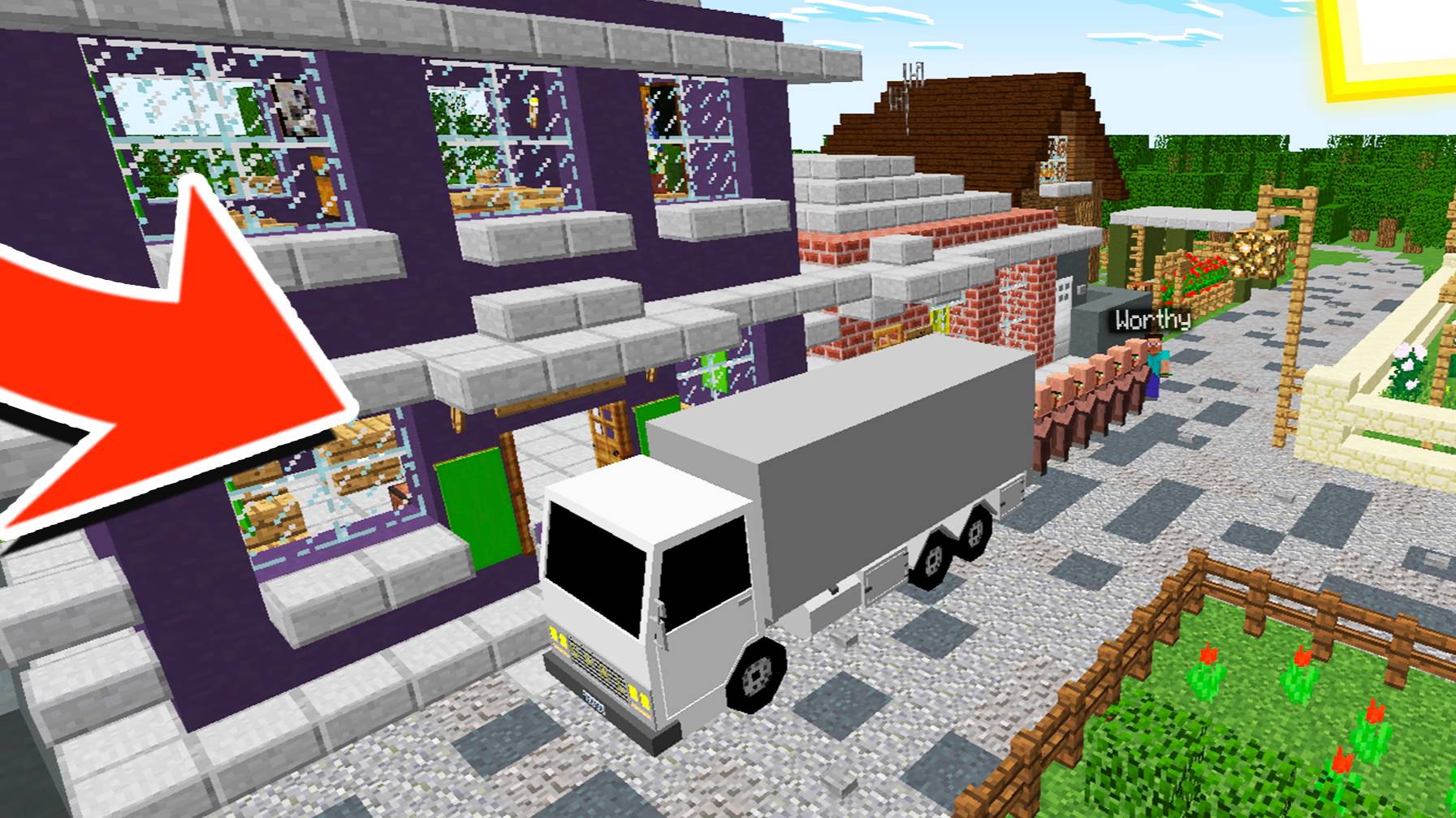 КТО ПРИЕХАЛ В НАШУ ДЕРЕВНЮ В МАЙНКРАФТ | Worthy Minecraft