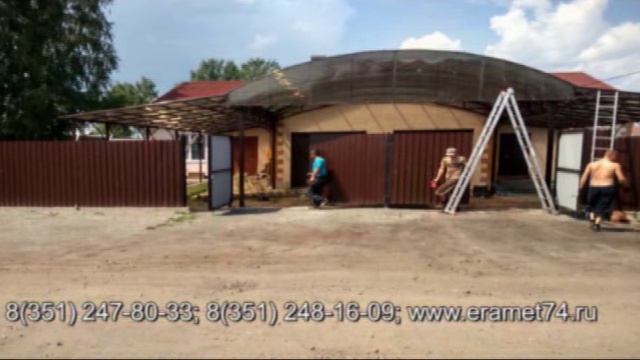 Навесы из поликарбоната Челябинск 27