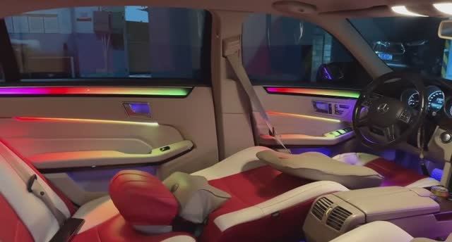 Атмосферная подсветка салона специальная для Mercedes Benz E-Класс (2010-2015)