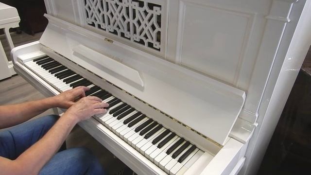 Steinway & Sons пианино (фортепиано) купить белое в стиле ар-деко