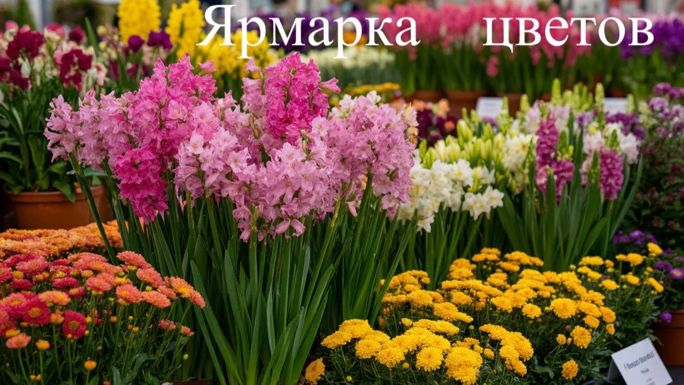 Ярмарка цветов.