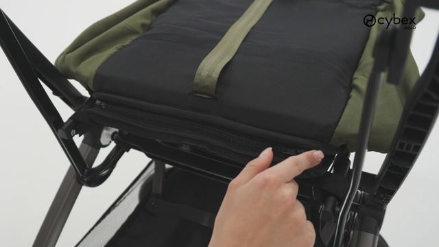 Как снять ткань с коляски LIBELLE CYBEX
