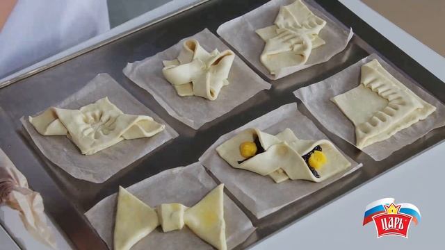 Красивая выпечка из слоеного теста