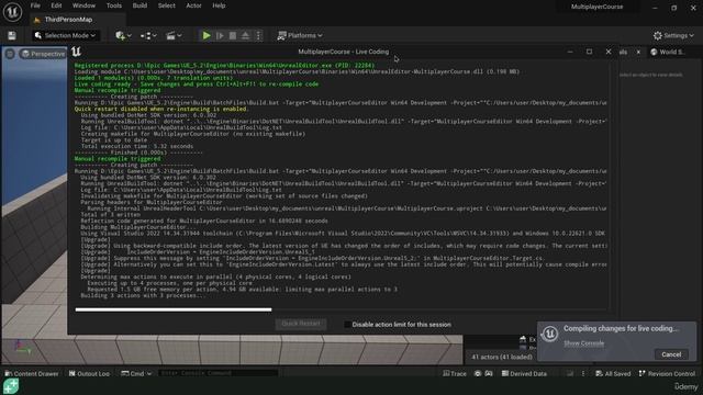 8_Multiplayer Fundamentals_4. Connecting via LAN