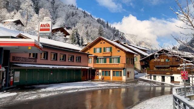🇨🇭Лаутербруннен: Зима в Швейцарии...❄️