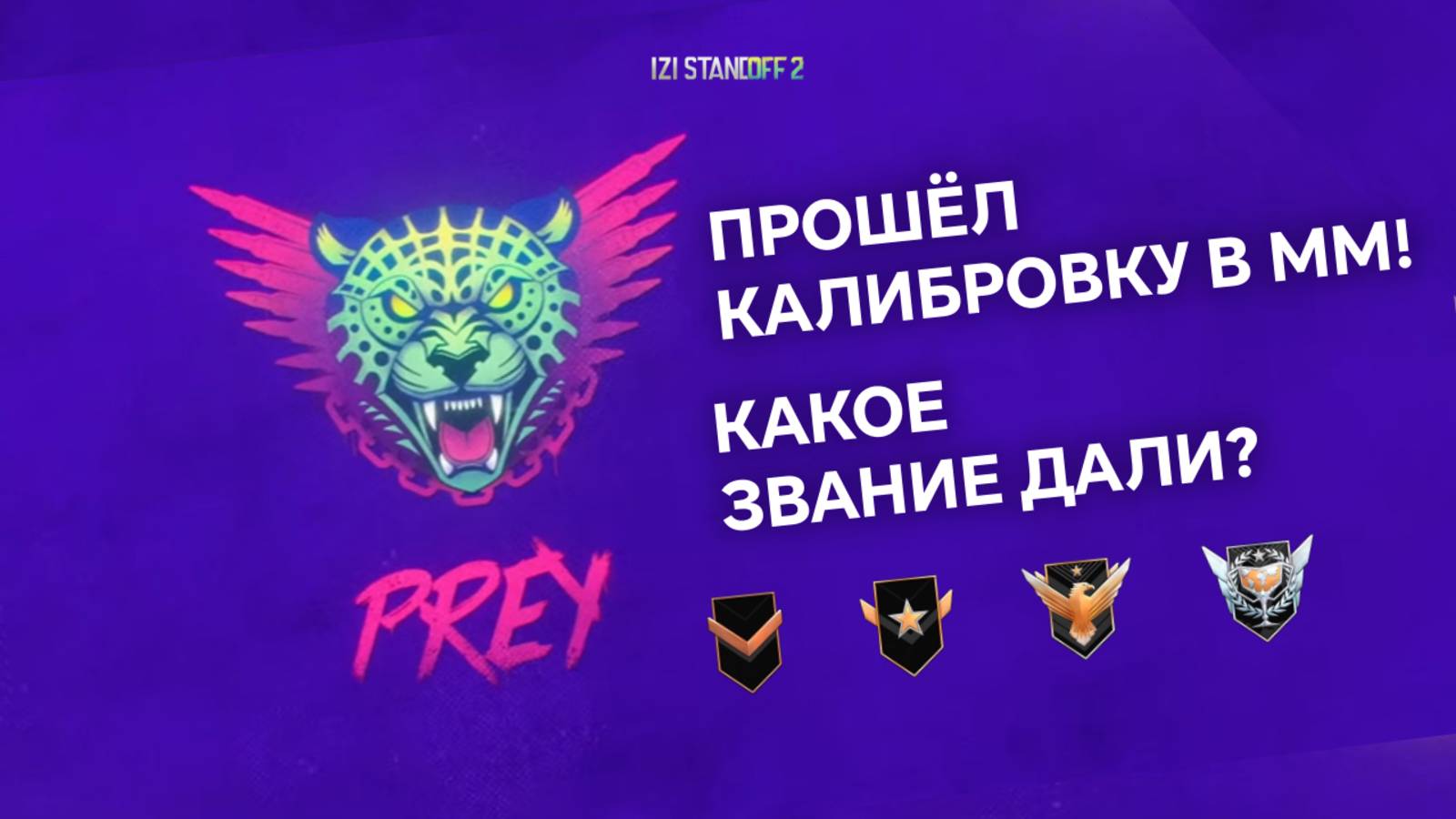 ПРОШЁЛ КАЛИБРОВКУ В ММ, КАКОЕ ЗВАНИЕ ДАЛИ? STANDOFF 2 / СТАНДОФФ 2