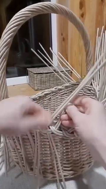 Загибка на пасхальной корзине