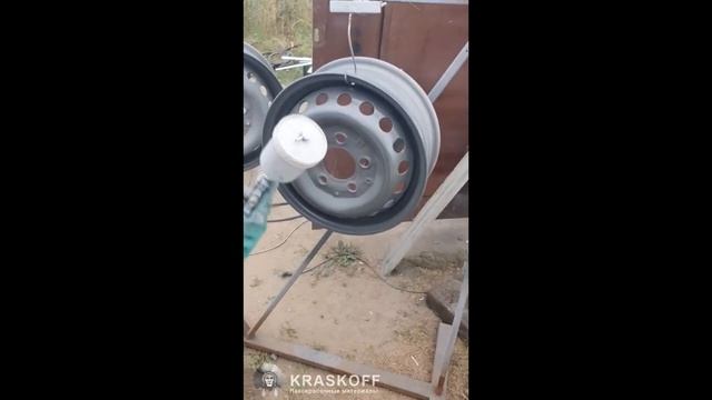 Покрытие колесного диска грунтом Грунтомет Цинк ЭП - Краскофф