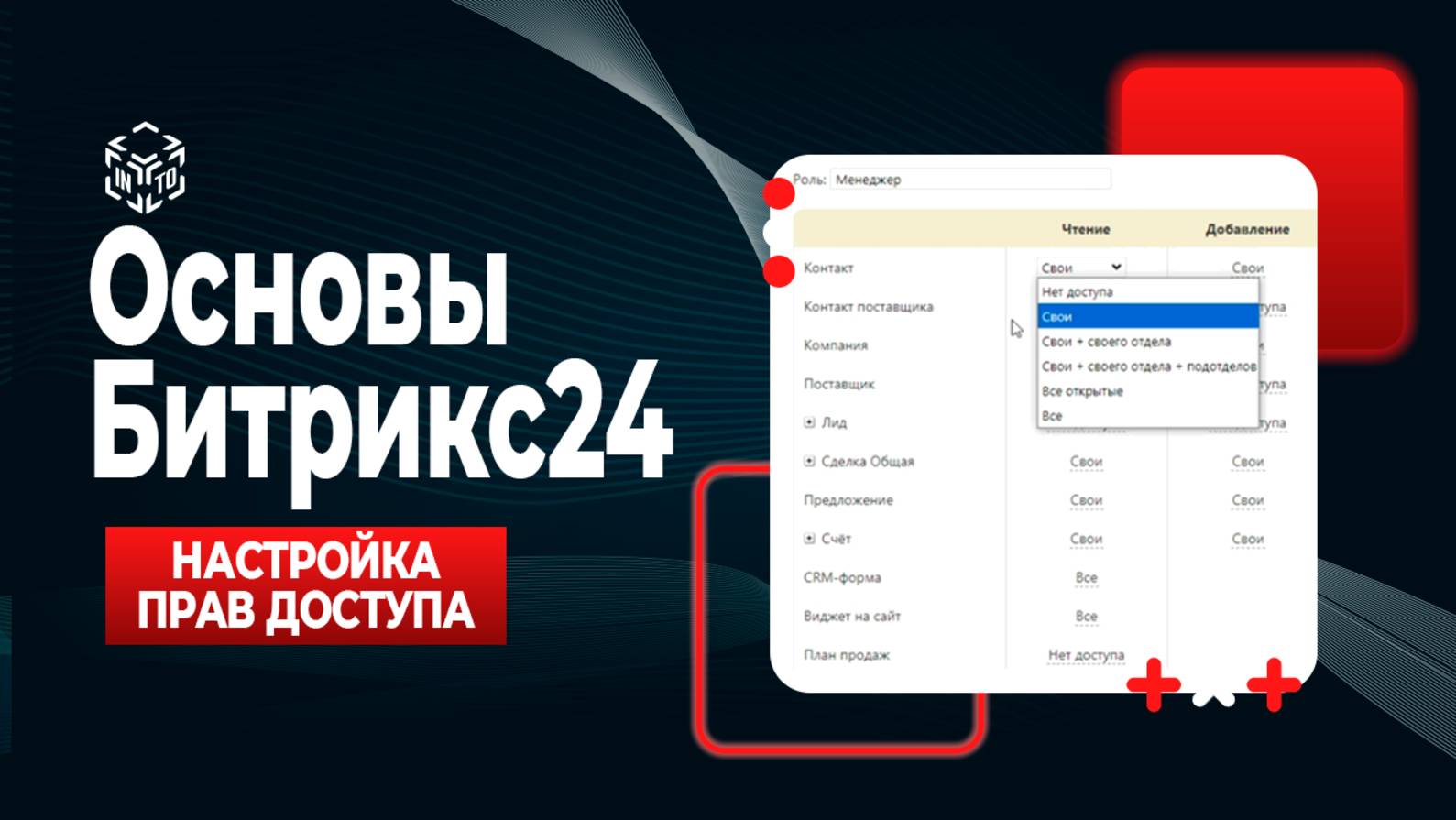 Демо, Уведомления, Техподдержка, Структура компании, Права пользователей | Битрикс24 | УРОК 2