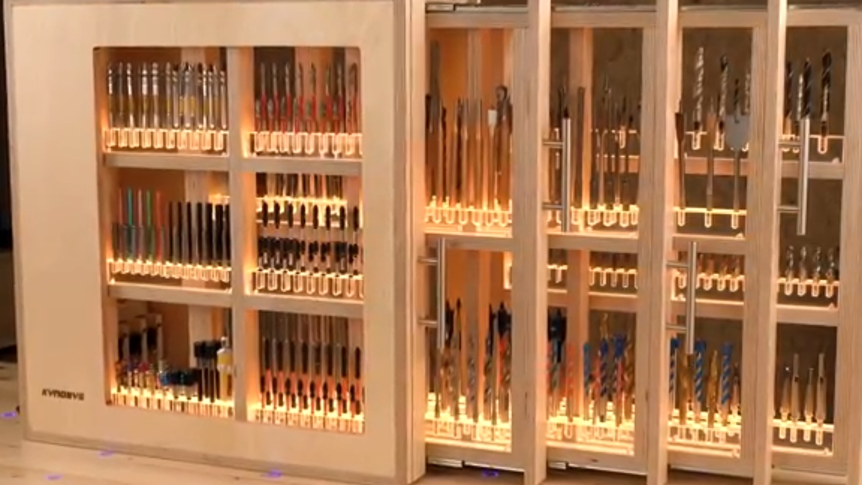 Хранение свёрел.