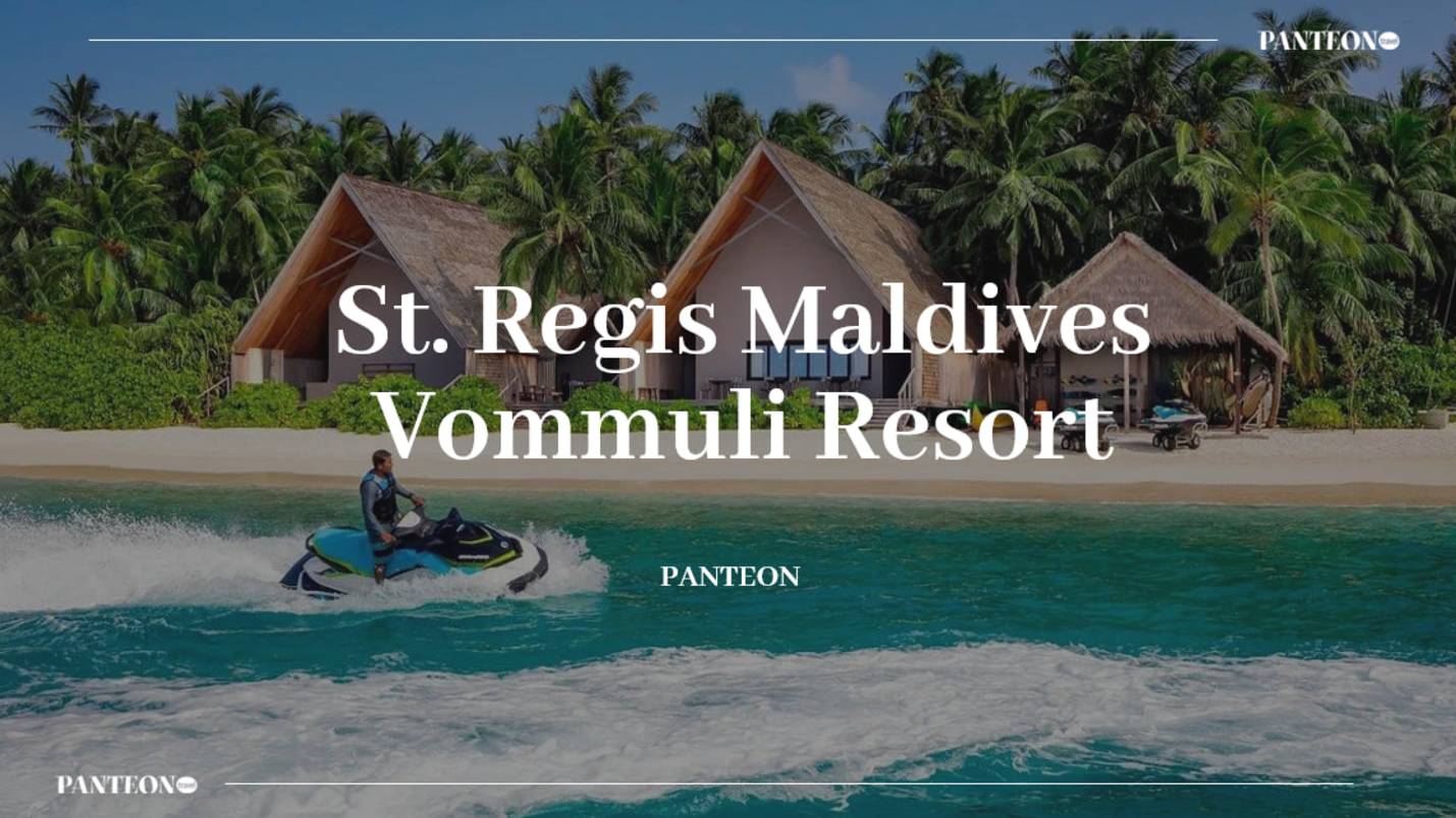 Maldivian Week: St. Regis Maldives Vommuli Resort 5*