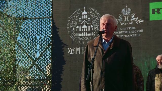 Торжественное открытие выставки "Поток": автор идеи Виктор Яковлевич Овчинников