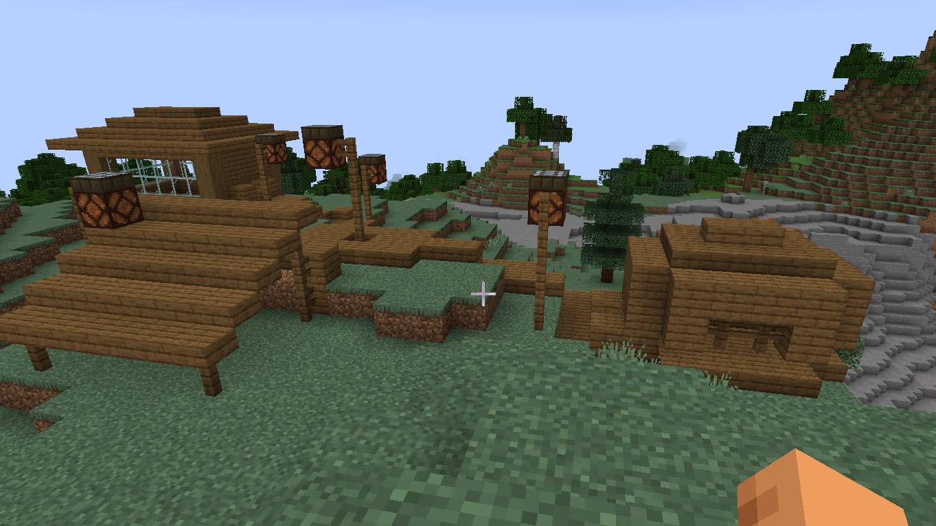 Я строю деревню часть 1