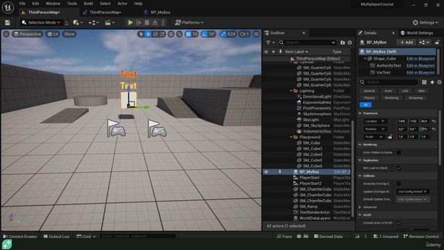 12_Multiplayer Fundamentals_8. Variable Replication
