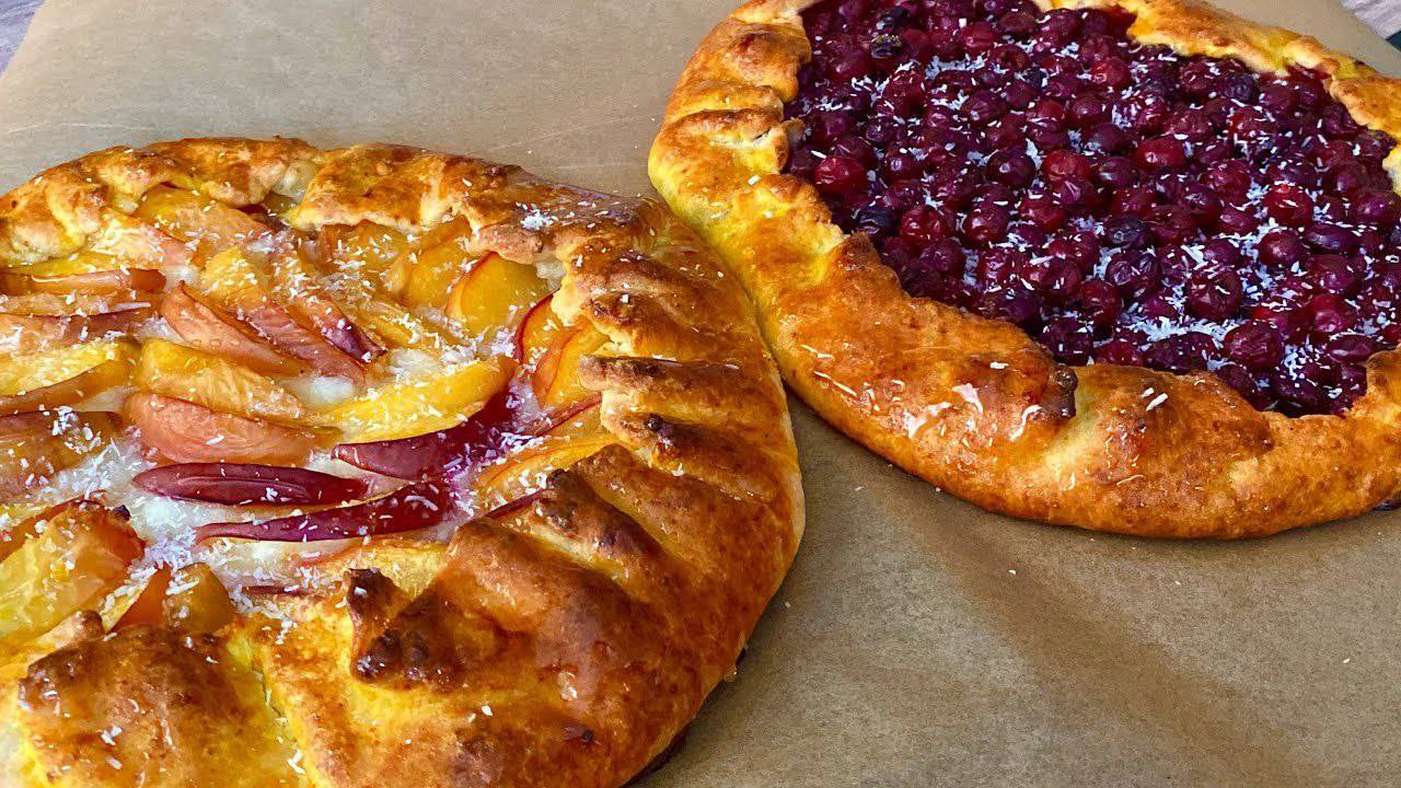 Удивительный творожный пирог с фруктами, Просто и очень вкусно!!!