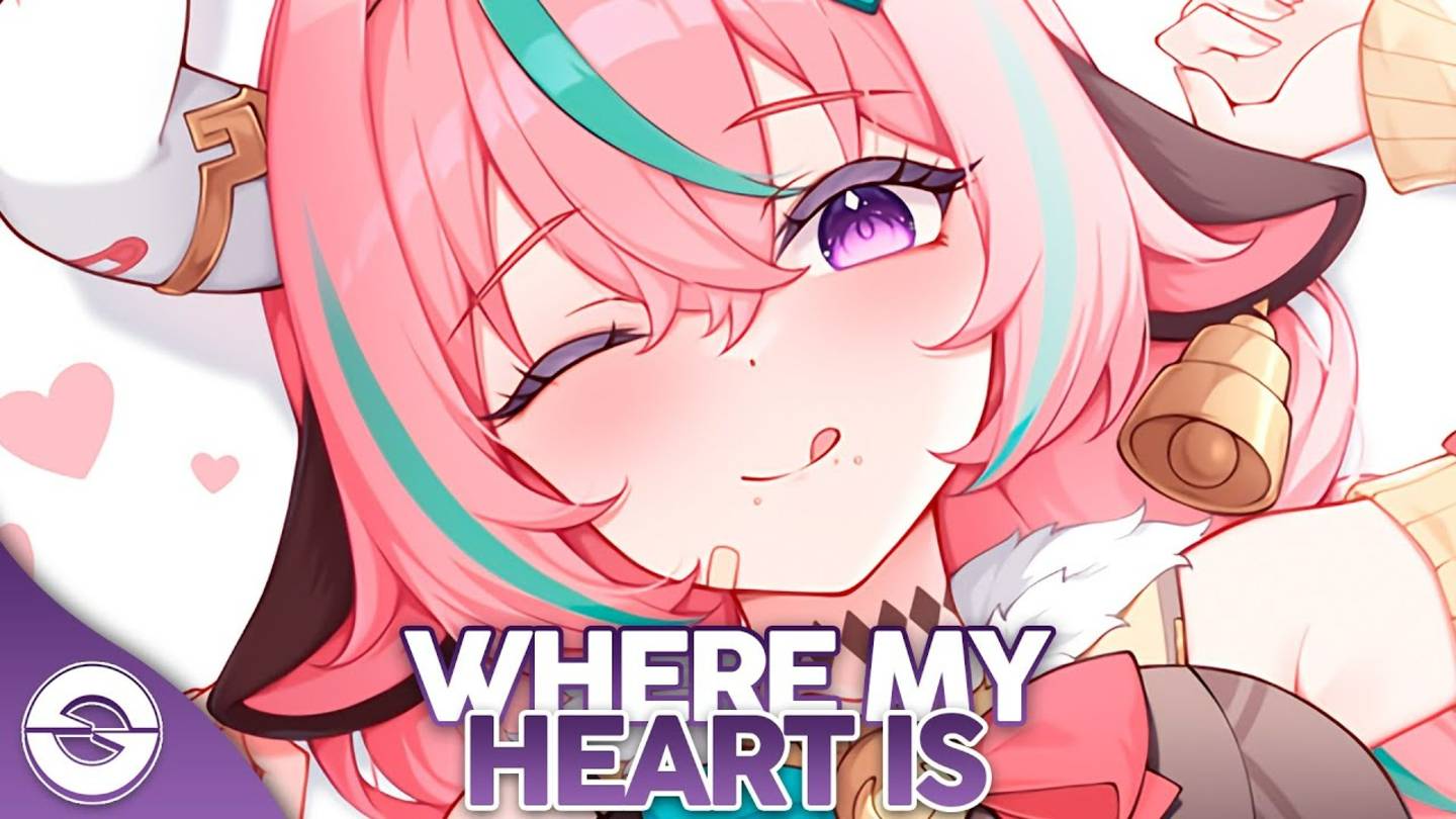 Nightcore - Where My Heart Is (Lyrics) #Anime #Аниме #Найткор #Геншин импакт #Genshin impact #Вареса
