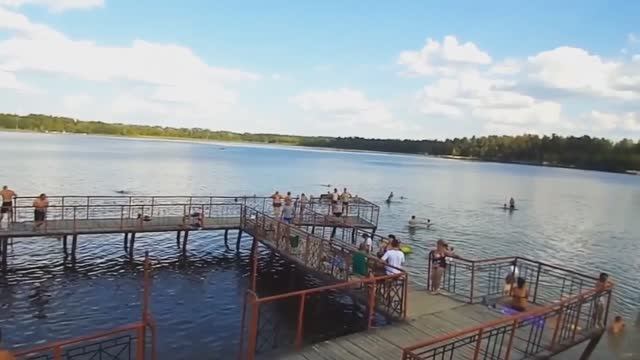 Белое озеро. Санаторий Прибрежный Лето 2020 год.