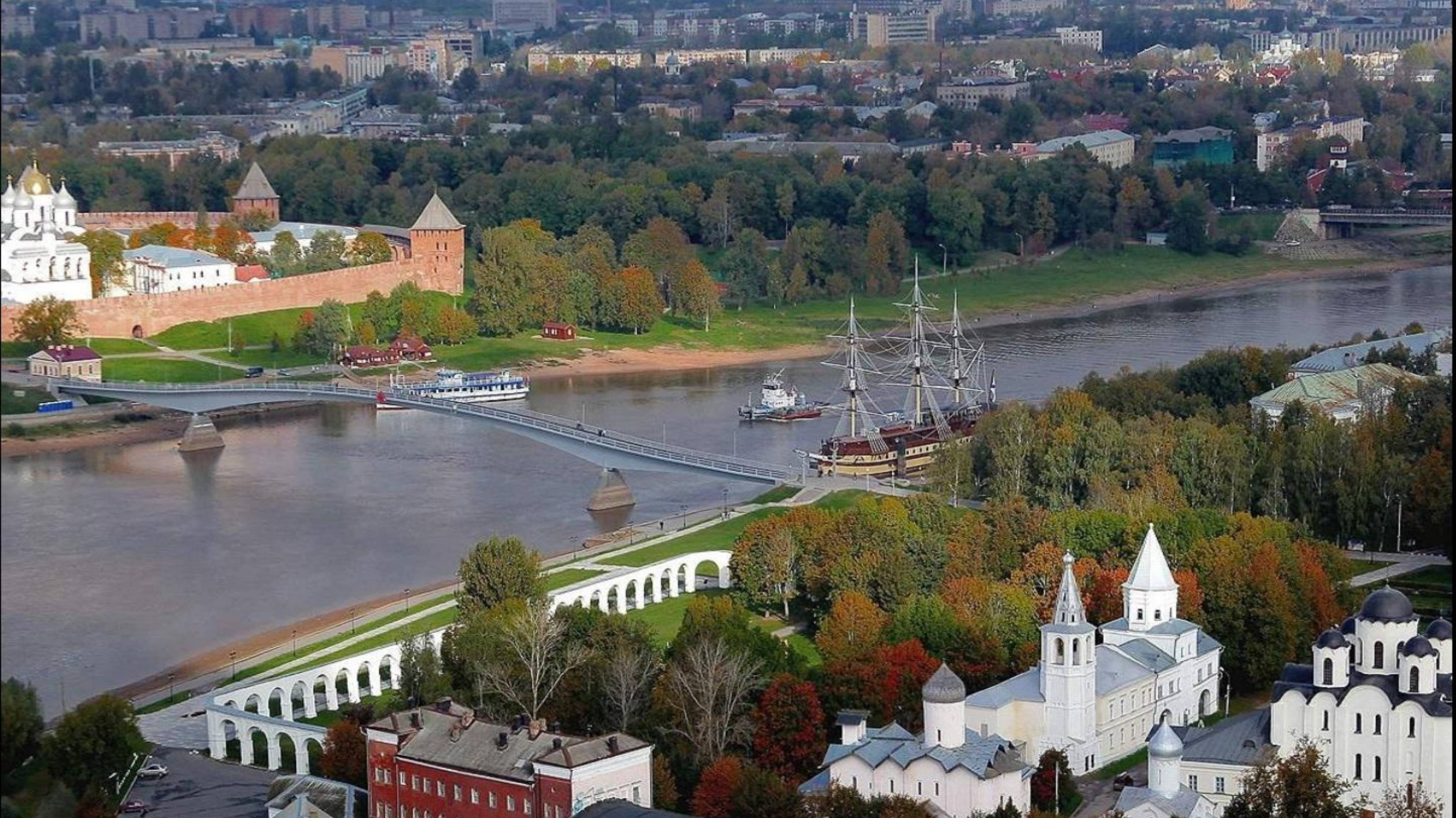 Прогулка по центру Великого Новгорода.