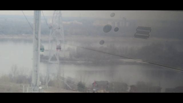 Нижний Новгород 27032025 Спуск по канатной дороге над Волгой