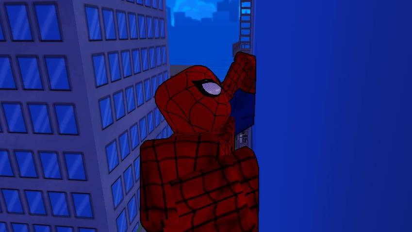 Играю в симулятор человека-паука в Roblox (2 Часть )