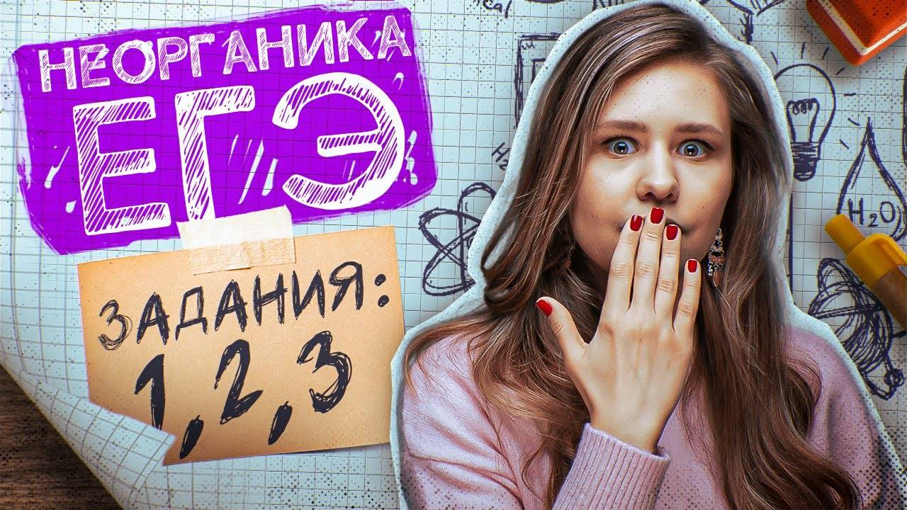 Задания №1, 2, 3 - Строение атома | Неорганическая химия | ЕГЭ по химии 2025