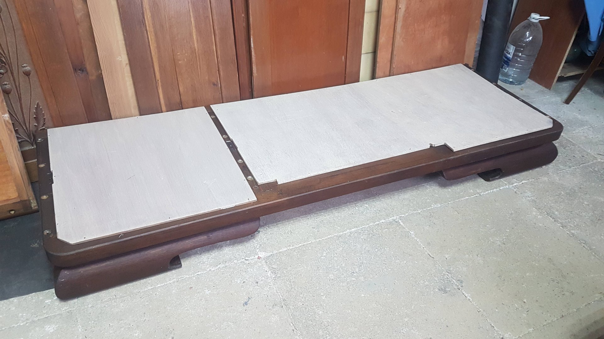 Реставрация, восстановление платяного шкафа фабрики Rigas mebelis. Часть 2