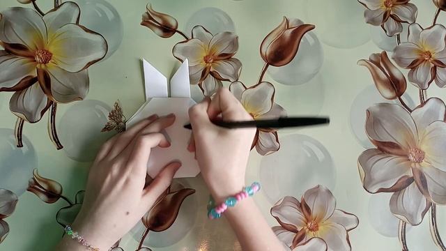 Зайцы из бумаги