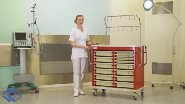 Тележка медицинская Med-Mos ИТТ006Х (ТМ-013АН-00)