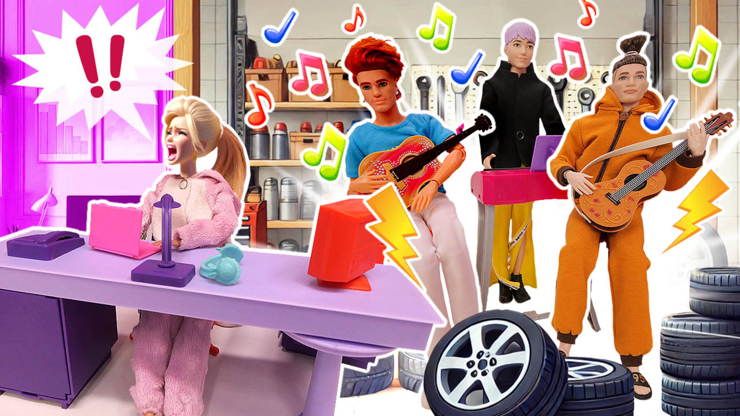 Кен устроил репетицию дома ! А Барби злится?