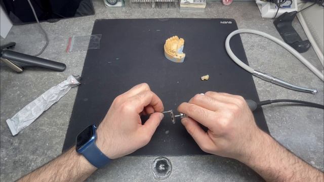 Припасовка анатомической коронки из ZrO2