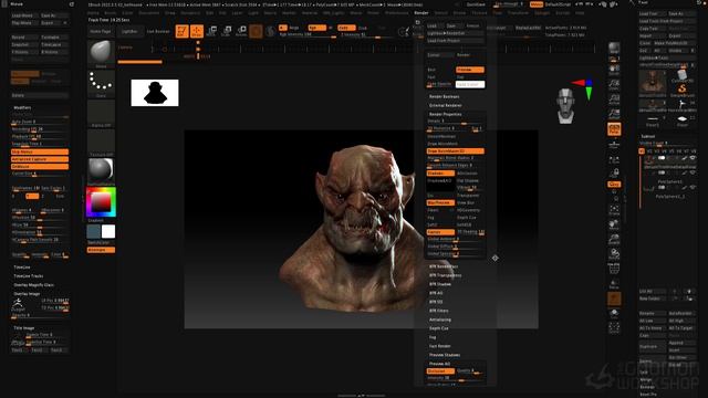 31. Turntables & Layer Animation Movies Using the Timeline in ZBrush (1)