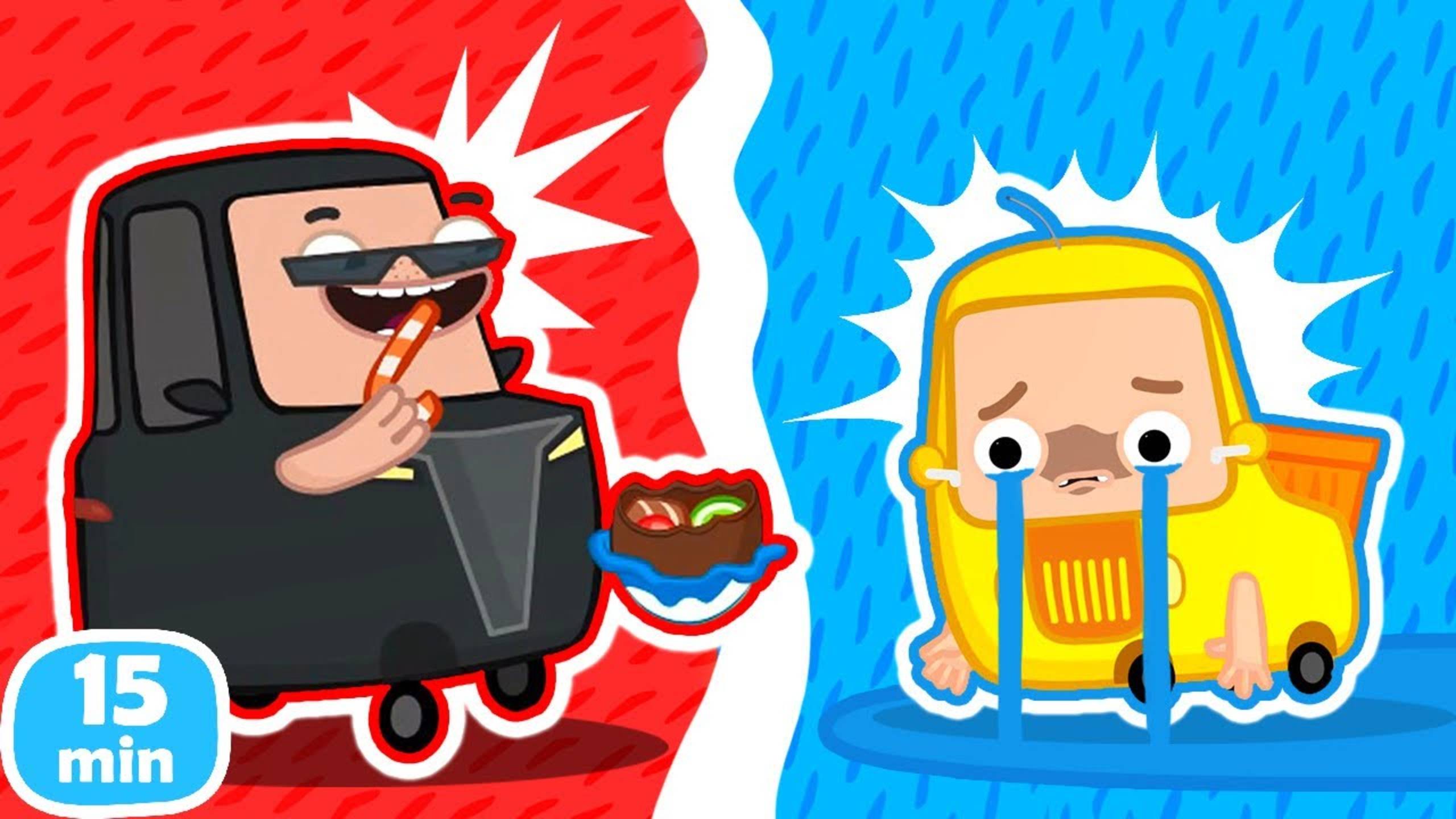 Вор шоколадок и ЛЕЧЕНИЕ КОНФЕТАМИ!  Приключения машинок в мультике Автосемейка Вилзи