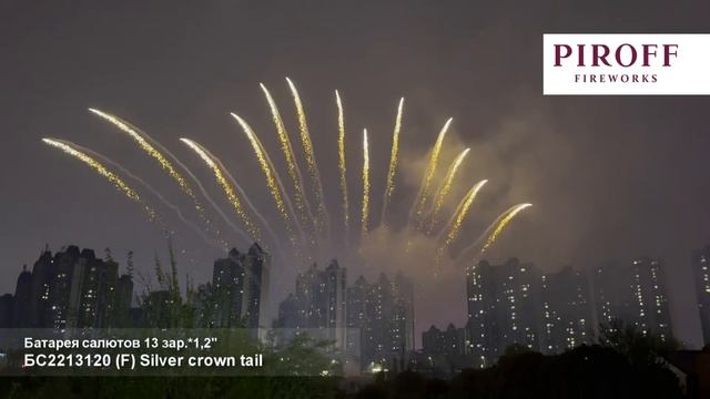 Ряд веерный - Silver crown tail_1,2"х 13з