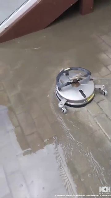 Насадка для мойки пола. Помой тротуарную плитку в 5 раз быстрее!