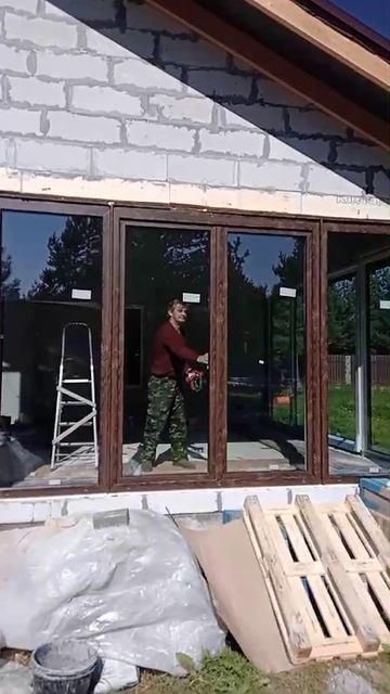 Раздвижные двери в дер. Агафоново