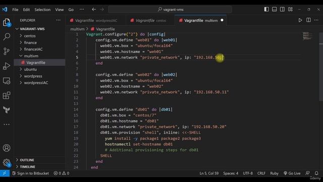 008 Multi VM Vagrant file