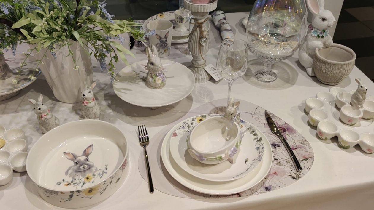Идея сервировки на Пасху Kuchenland Home